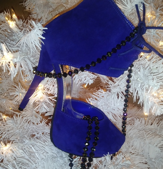 TOP Moda | Shoes | Sexy Top Moda Blue Stiletto Heel | Poshmark